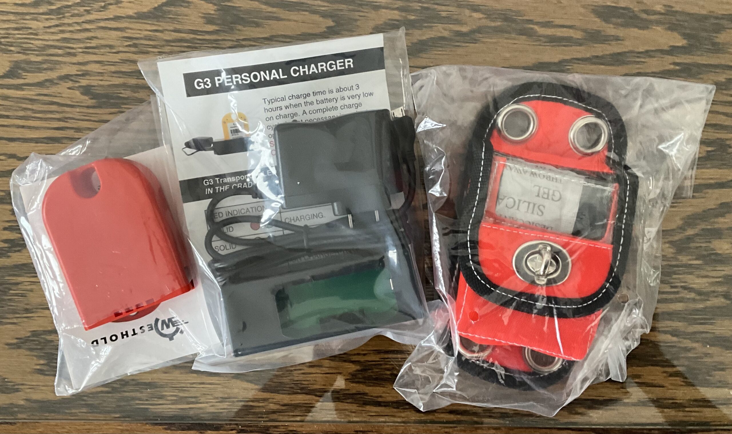 Transponder, Charger, Pouch Package - Upper Michigan Ice Racing Association